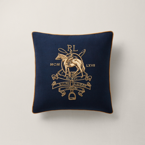 Polo Ralph Lauren Frasier Throw Pillow In Navy | ModeSens