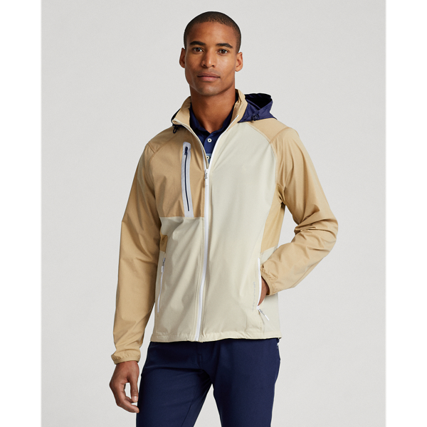 Rlx Golf Water-repellent Packable Jacket In Classic Khaki/basic Sand ...