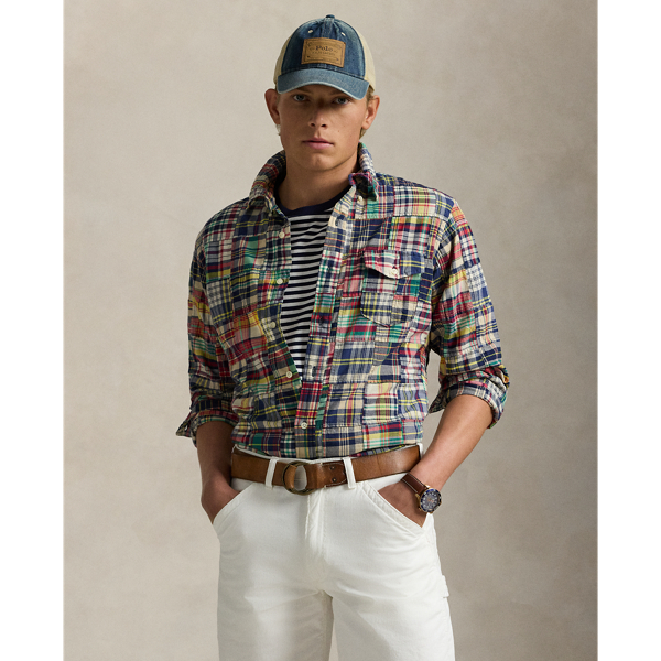Polo Ralph Lauren Classic Fit Madras Patchwork Shirt | ModeSens