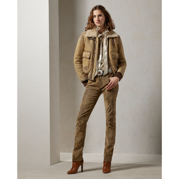 Polo Ralph Lauren 750 Straight Ankle Jean In Quartz Tan | ModeSens