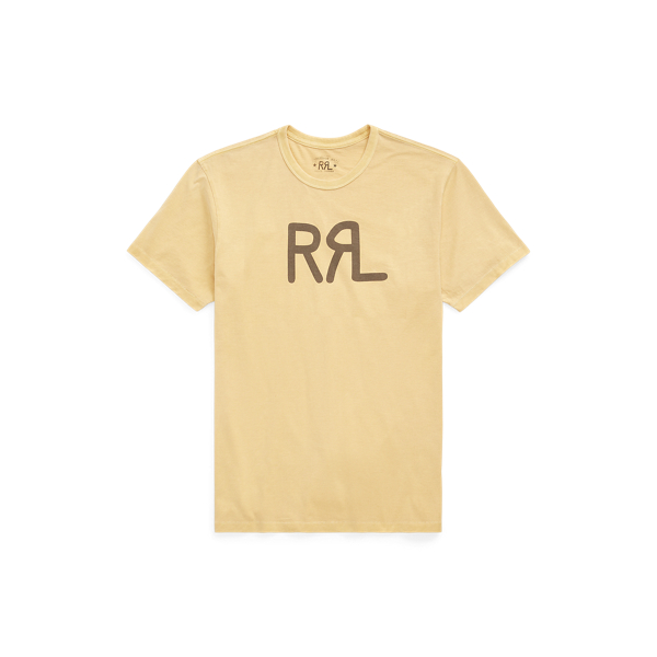 Rrl Ranch Logo T-shirt In Yellow | ModeSens