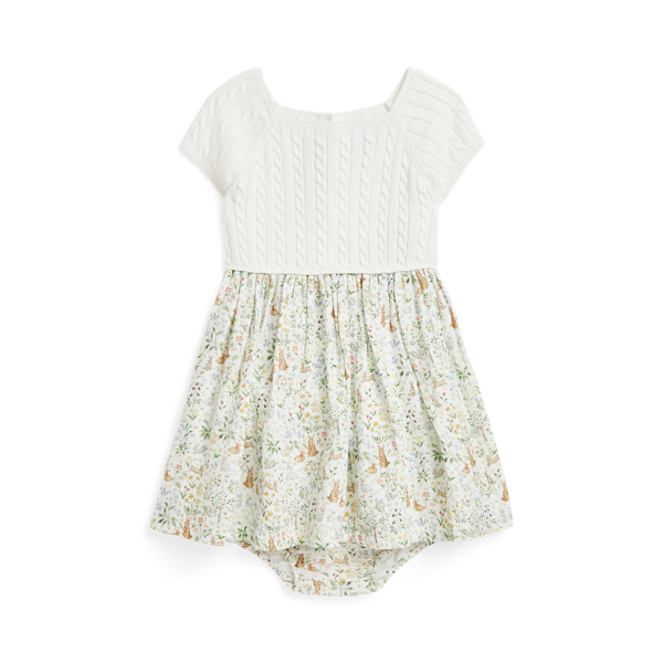 Polo Ralph Lauren Rl Baby X Riley Sheehey Dress & Bloomer In Multi ...