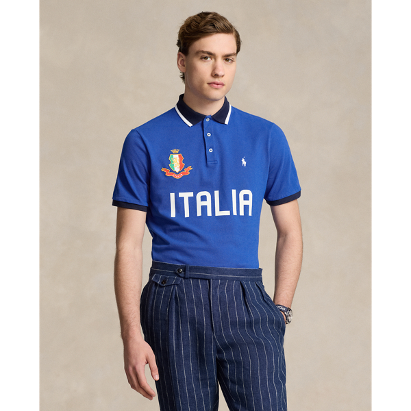 Polo Ralph Lauren Classic Fit Italy Polo Shirt In Sapphire Star | ModeSens